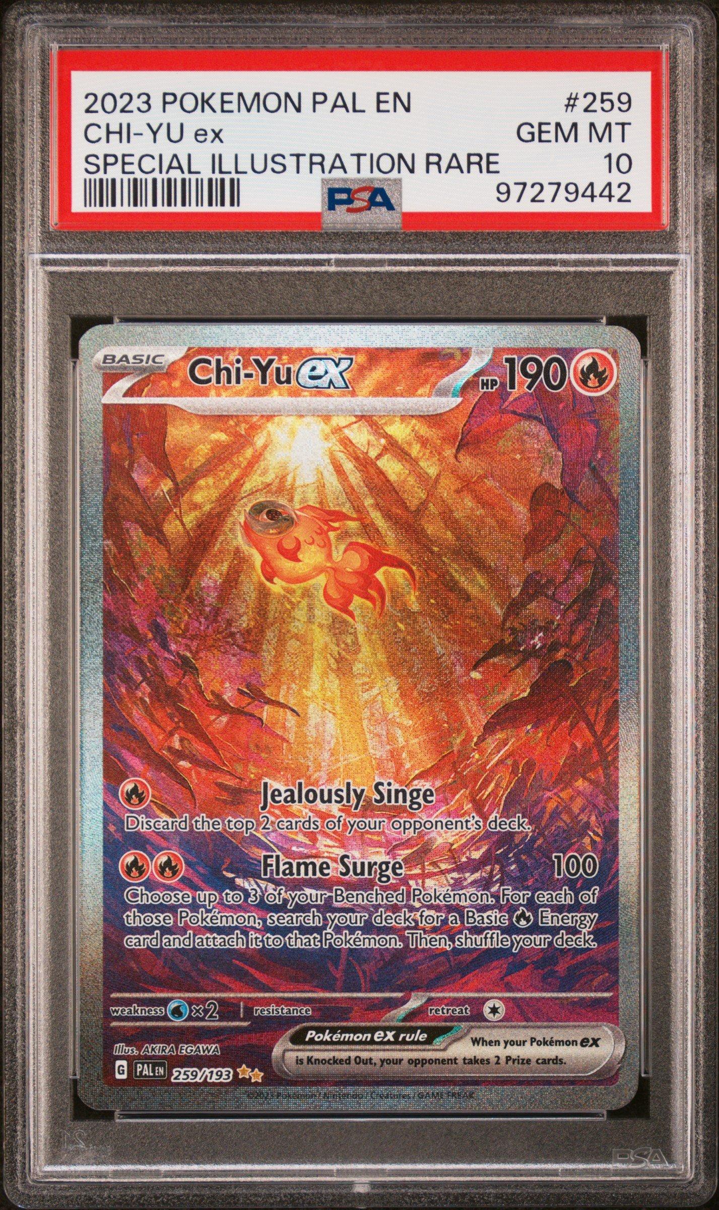 2023 Pokemon Pal En-paldea Evolved 259 Chi-yu Ex Special Illustration ...