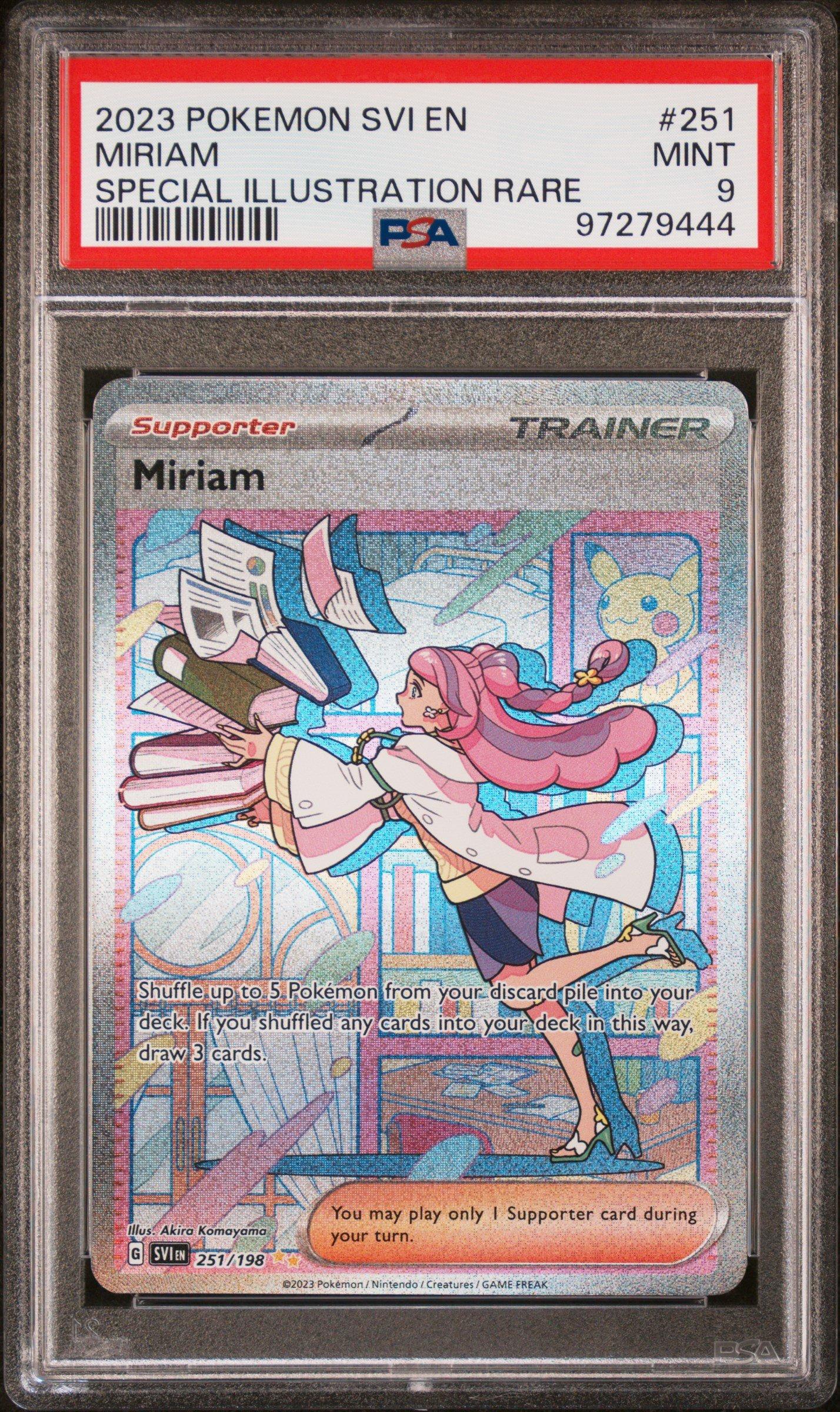 2023 Pokemon Svi En-scarlet & Violet 251 Miriam Special Illustration ...