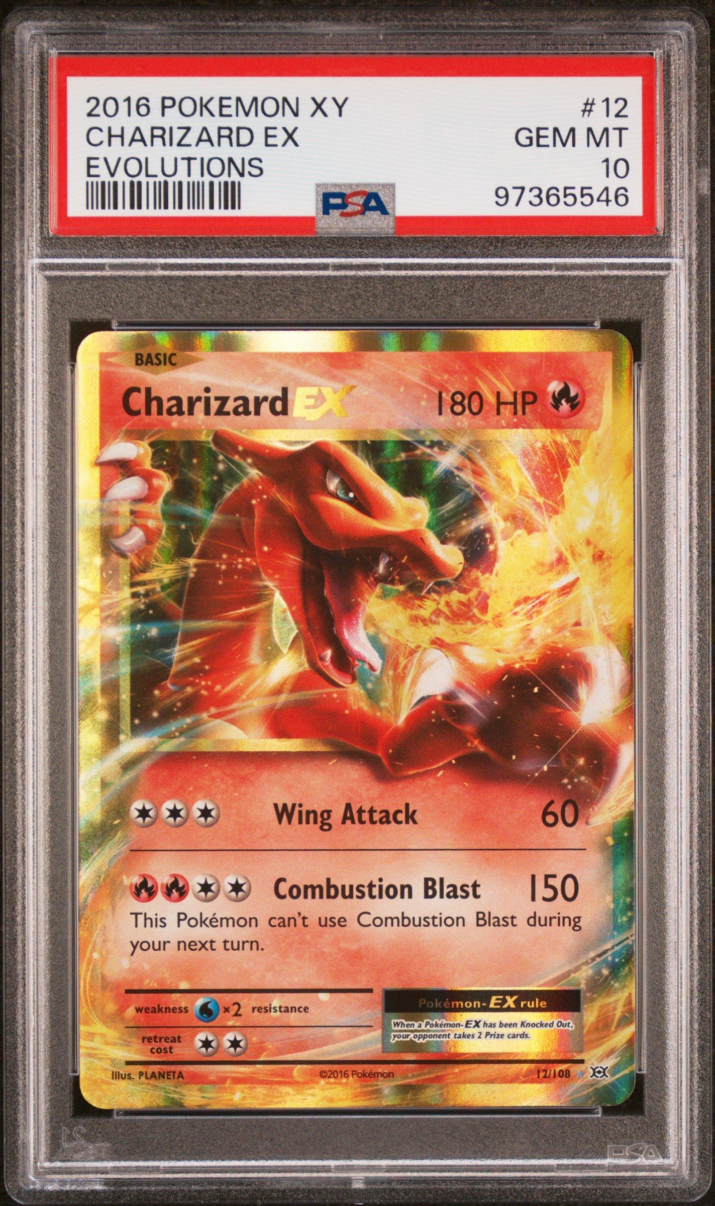 2016 Pokemon Xy Evolutions 12 Charizard Ex PSA 10 | GameStop