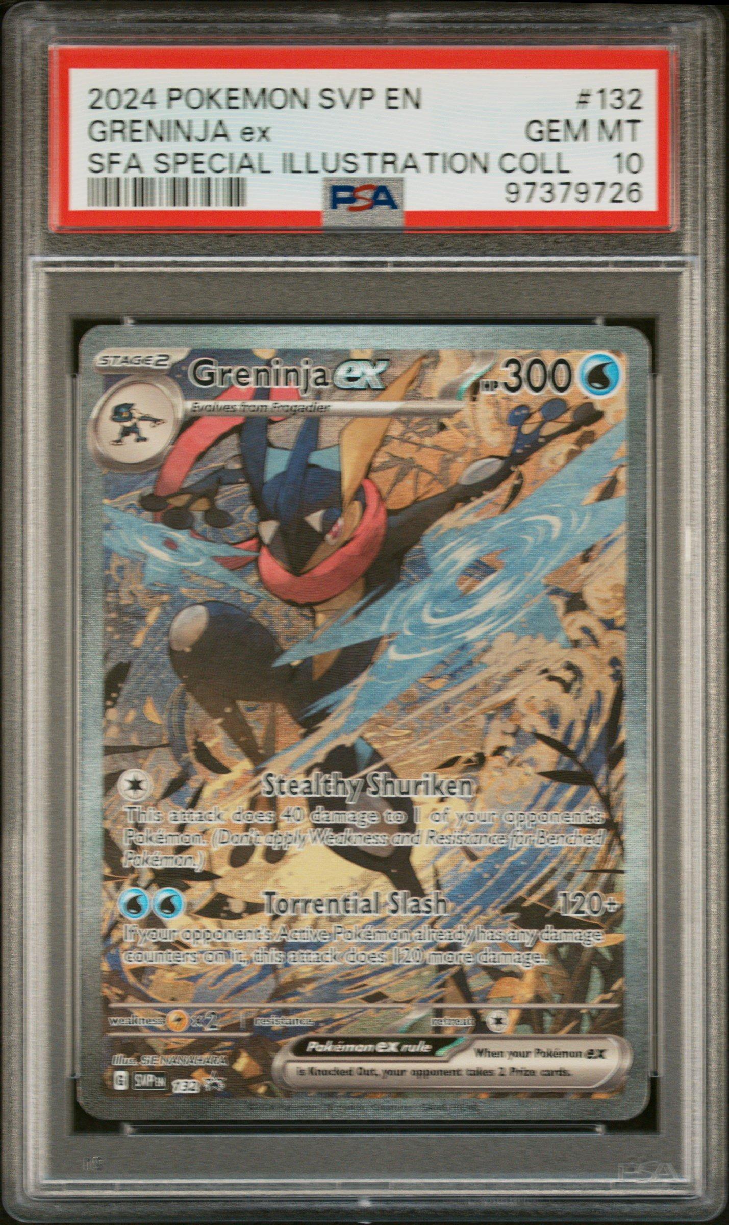 2024 Pokemon Svp En-sv Black Star Promo 132 Greninja Ex Shrouded Fable ...