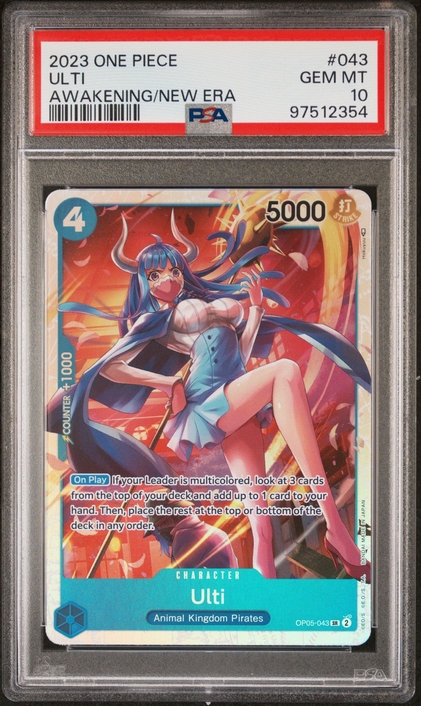 2023 One Piece Awakening Of The New Era 043 Ulti PSA 10 | GameStop