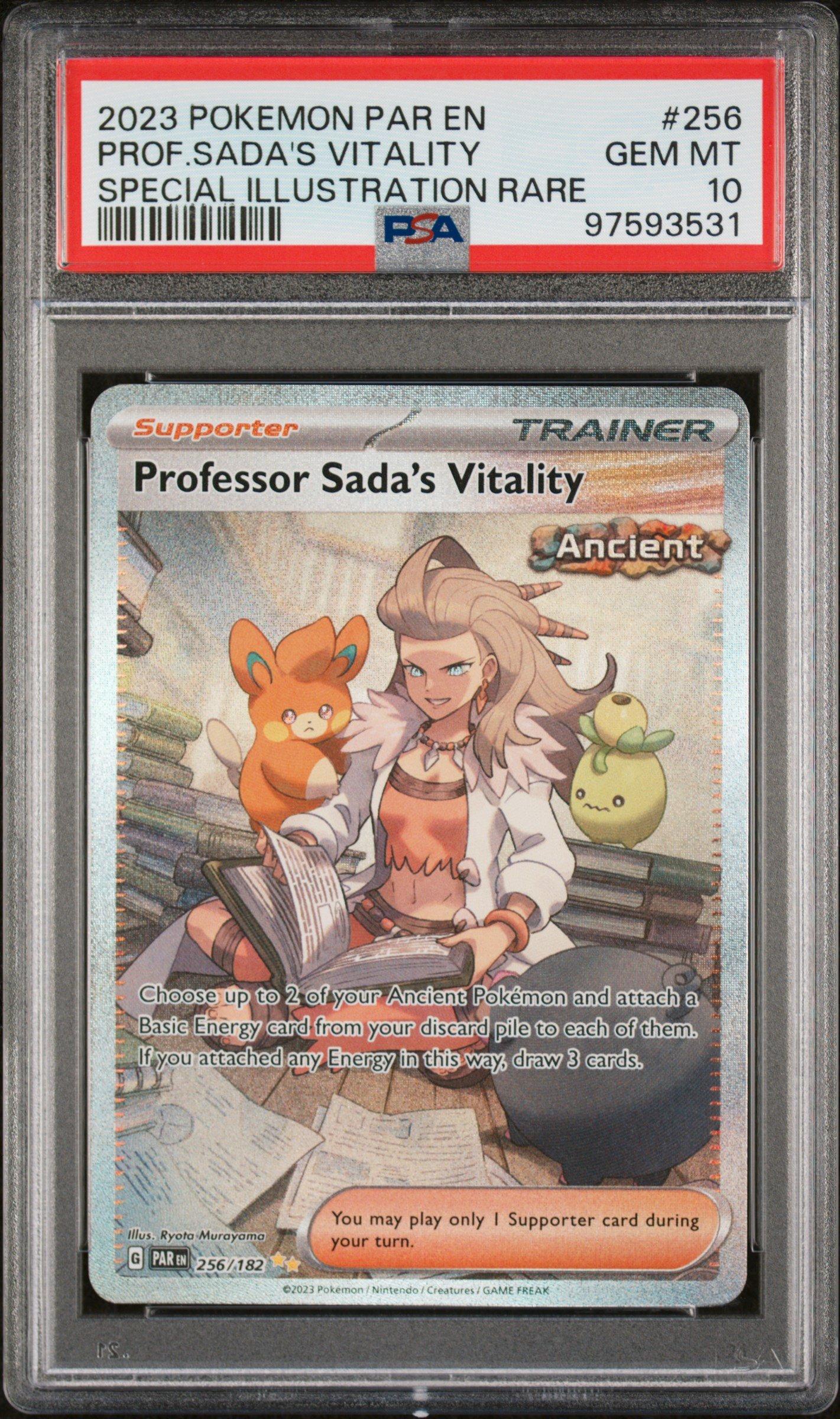 2023 Pokemon Par En-paradox Rift 256 Professor Sada's Vitality Special ...
