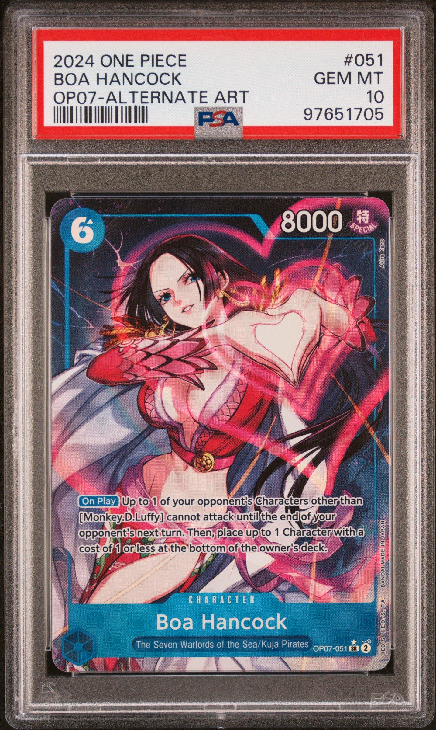 2024 One Piece 500 Years In The Future 051 Boa Hancock Alternate Art PSA 10 | GameStop