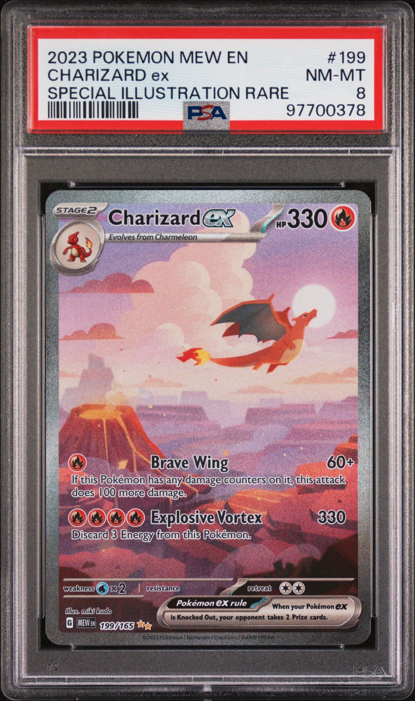 2023 Pokemon Mew En-151 199 Charizard Ex Special Illustration Rare PSA ...
