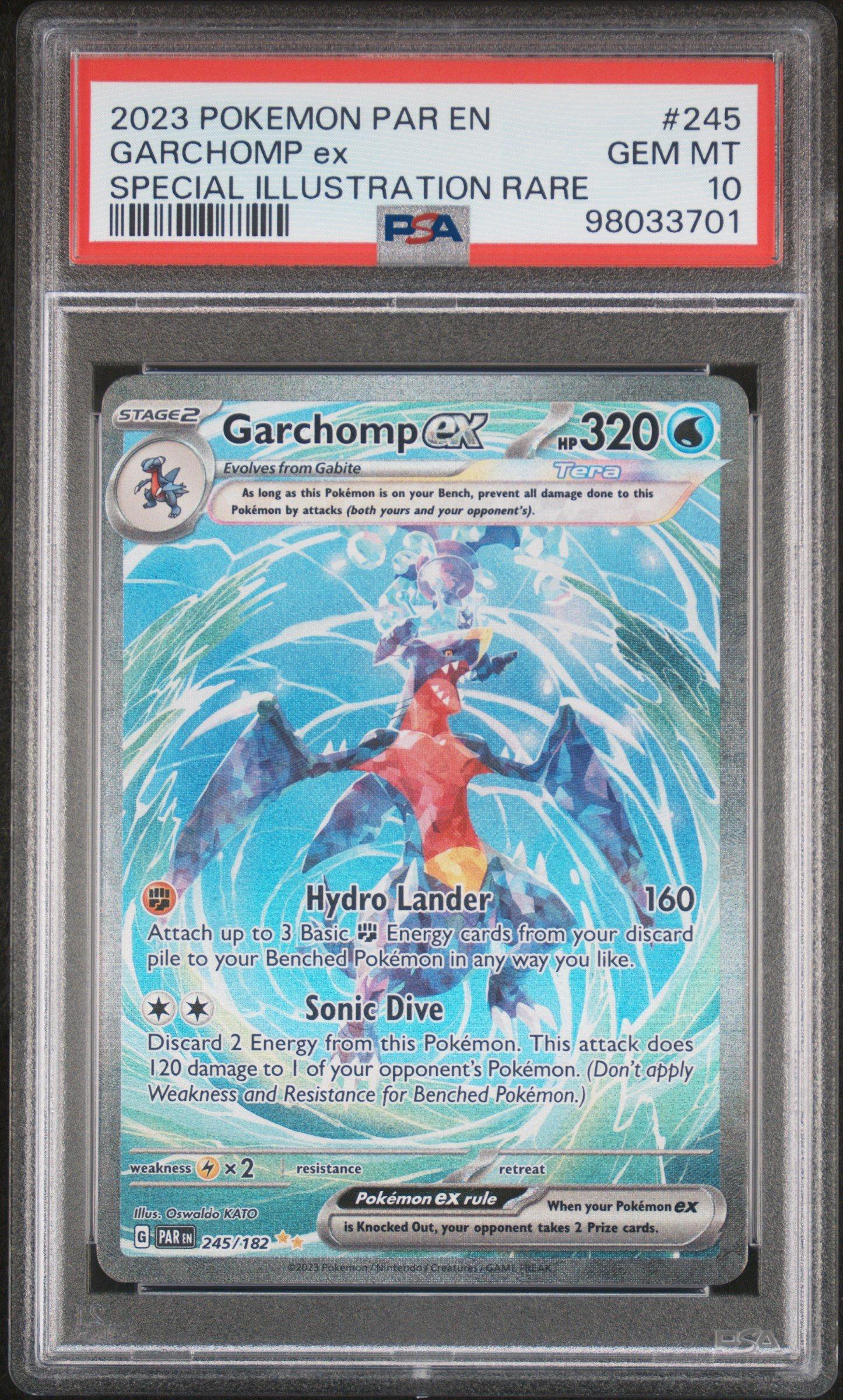 2023 Pokemon Par En-paradox Rift 245 Garchomp Ex Special Illustration ...