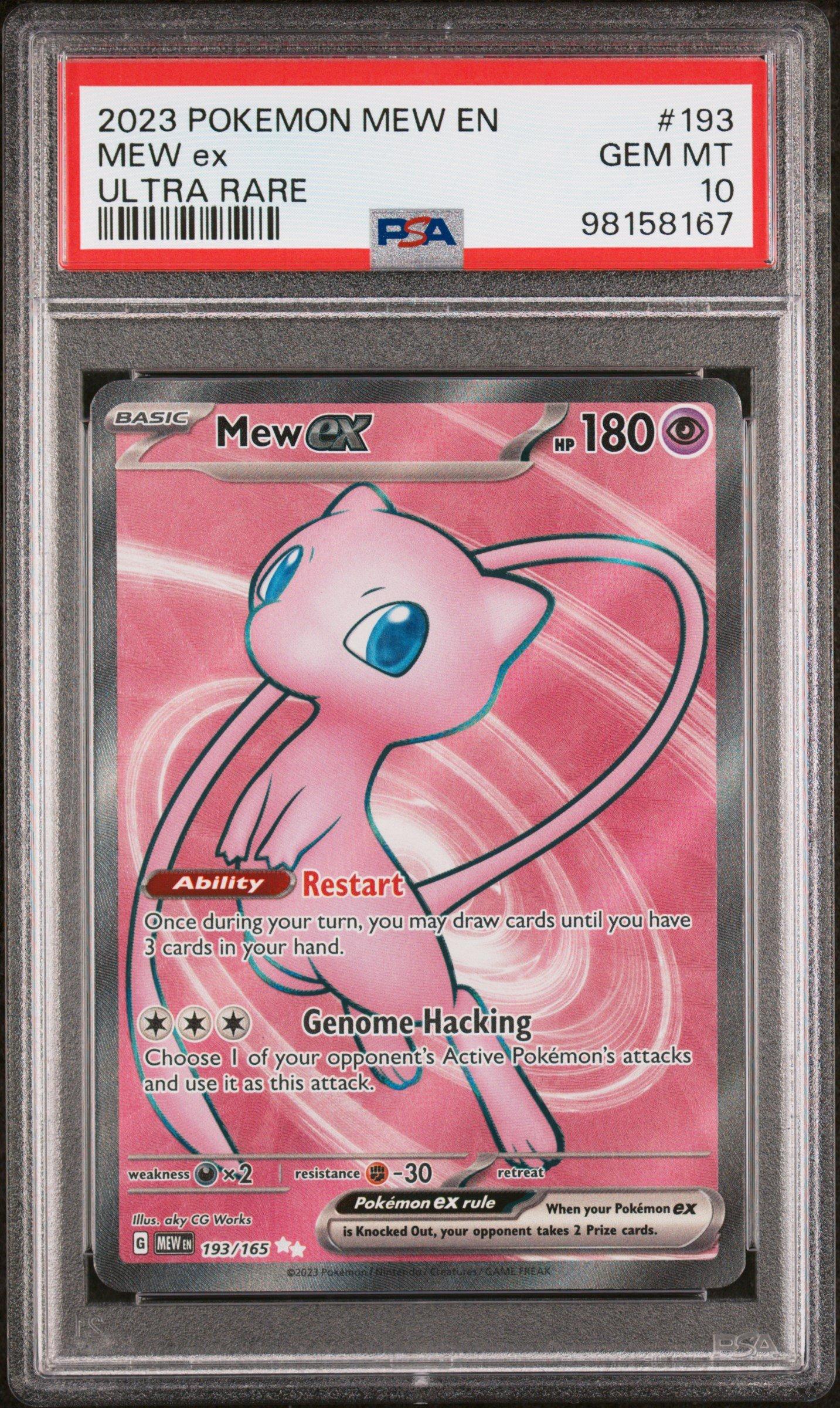 2023 Pokemon Mew En-151 193 Mew Ex Ultra Rare PSA 10 | GameStop
