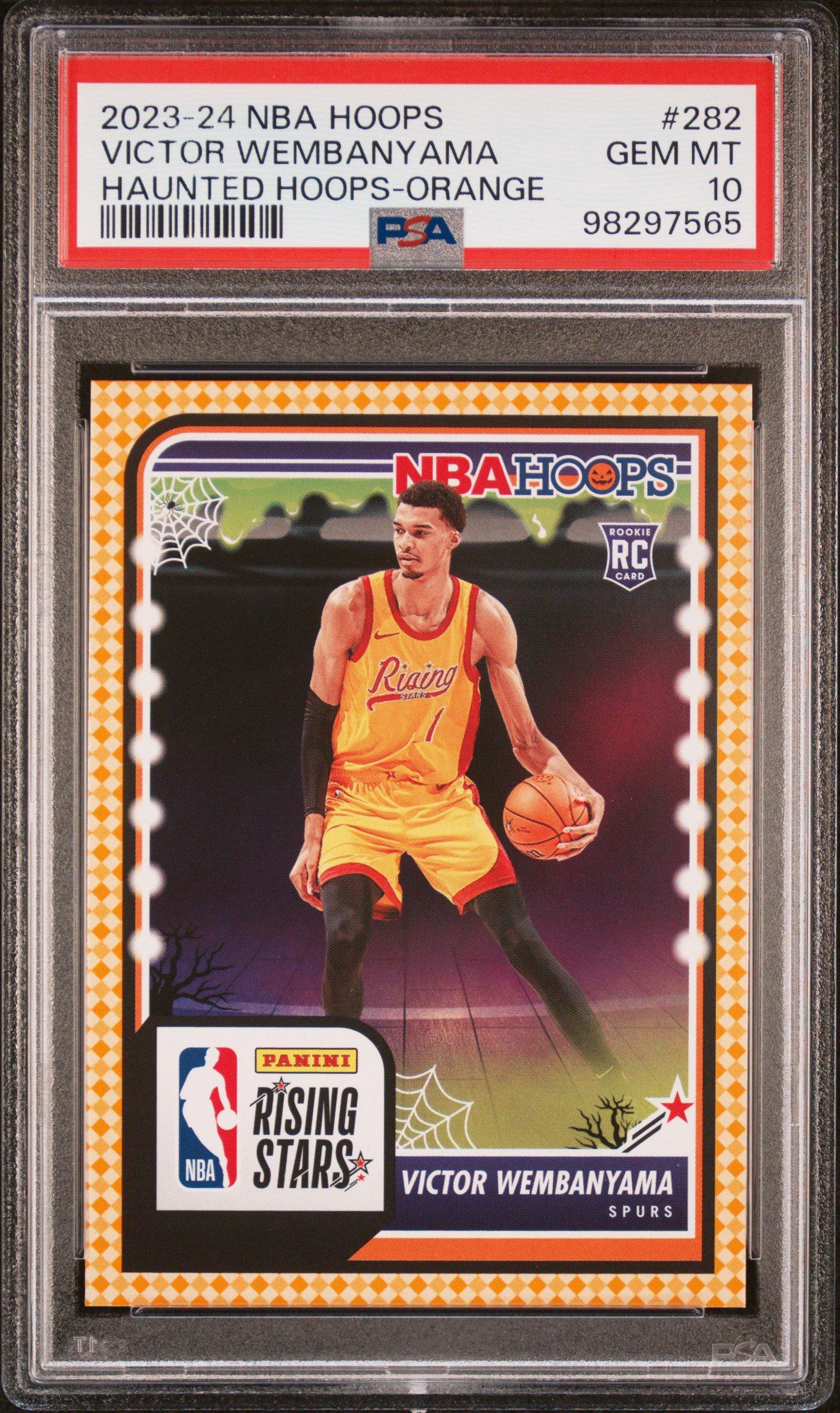 2023 Panini Nba Haunted Hoops 282 Victor Wembanyama Orange PSA 10 ...