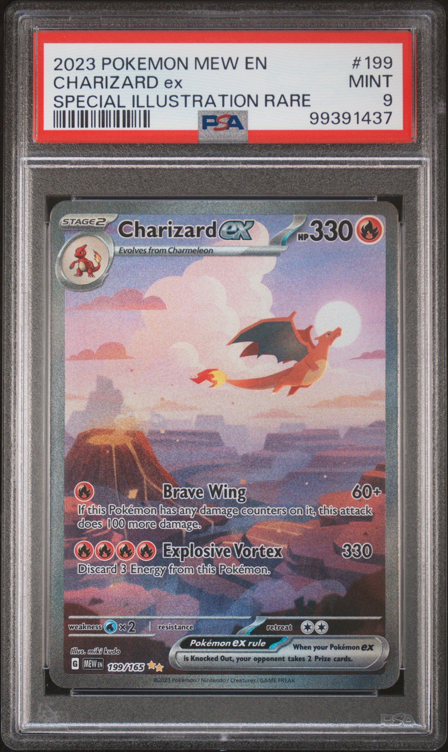 2023 Pokemon Mew En-151 199 Charizard Ex Special Illustration Rare PSA ...