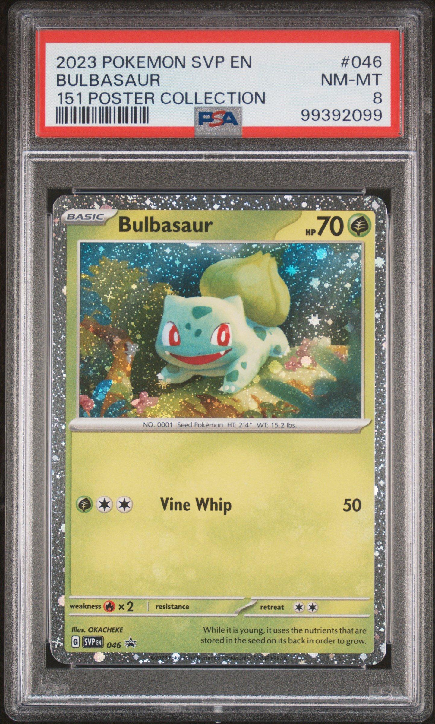 2023 Pokemon Svp En-sv Black Star Promo 046 Bulbasaur 151 Poster ...