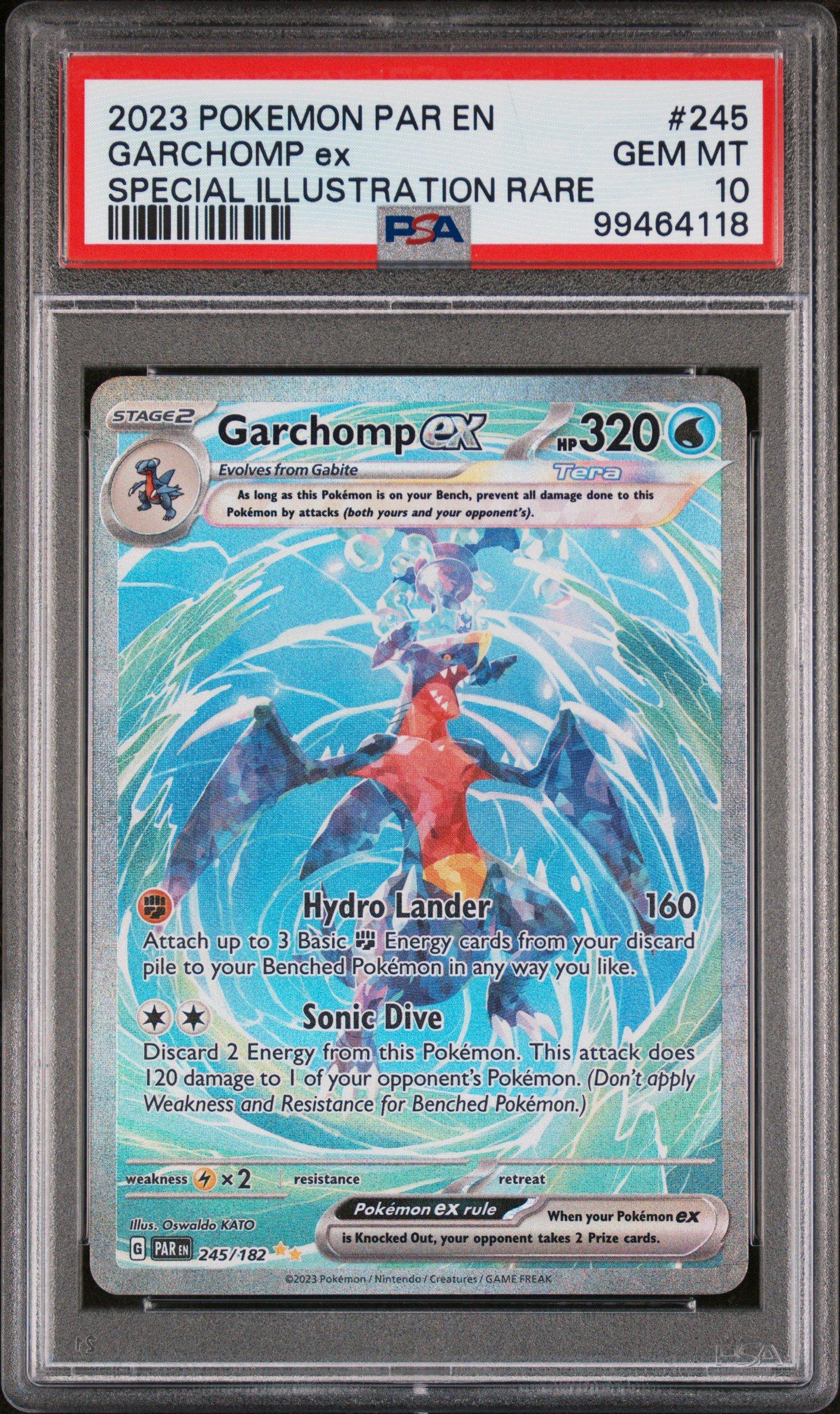2023 Pokemon Par En-paradox Rift 245 Garchomp Ex Special Illustration ...