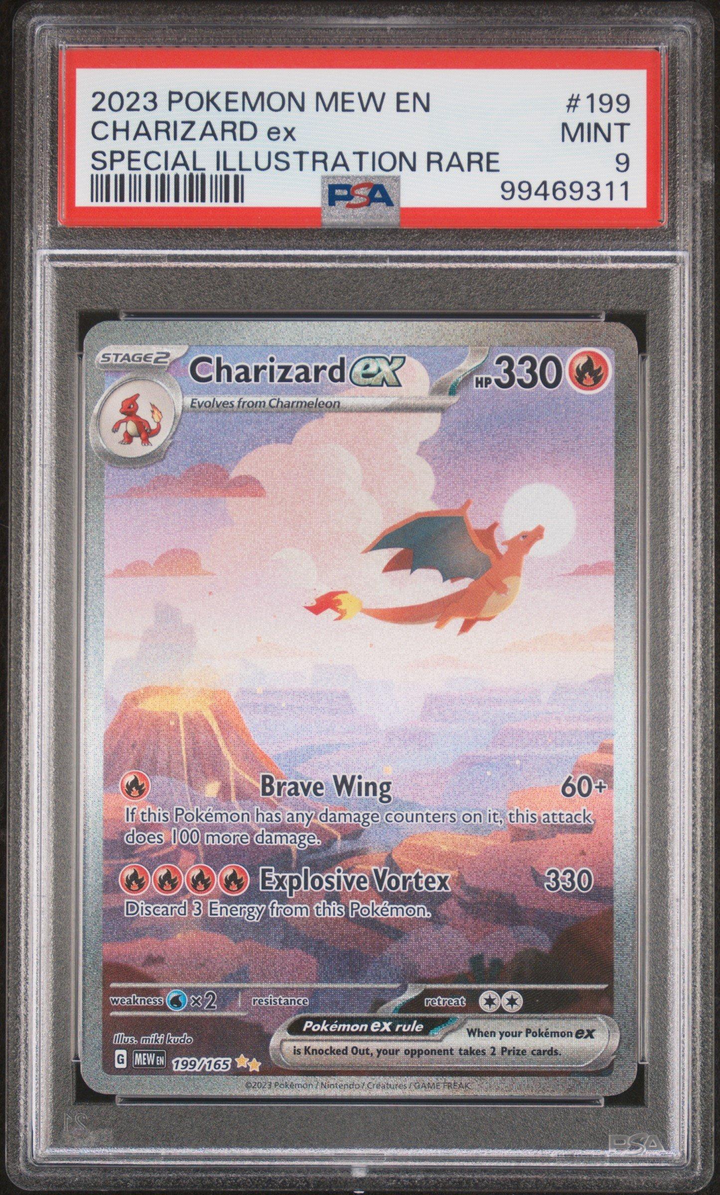 2023 Pokemon Mew En-151 199 Charizard Ex Special Illustration Rare PSA ...