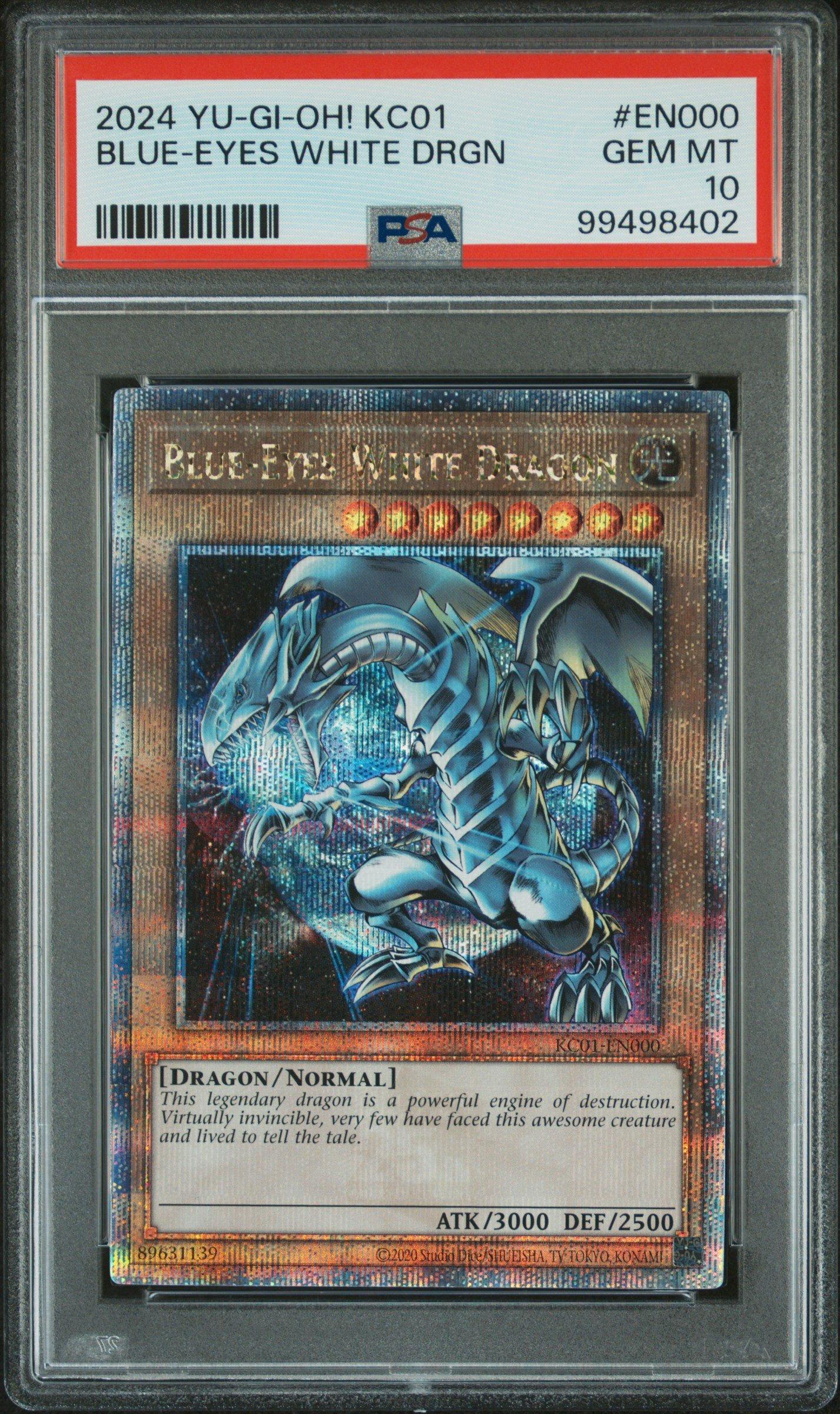2024 Yu-gi-oh! Kc01-25th Anniversary Ultimate Kaiba Set En000 Blue-eyes White Dragon PSA 10 ...