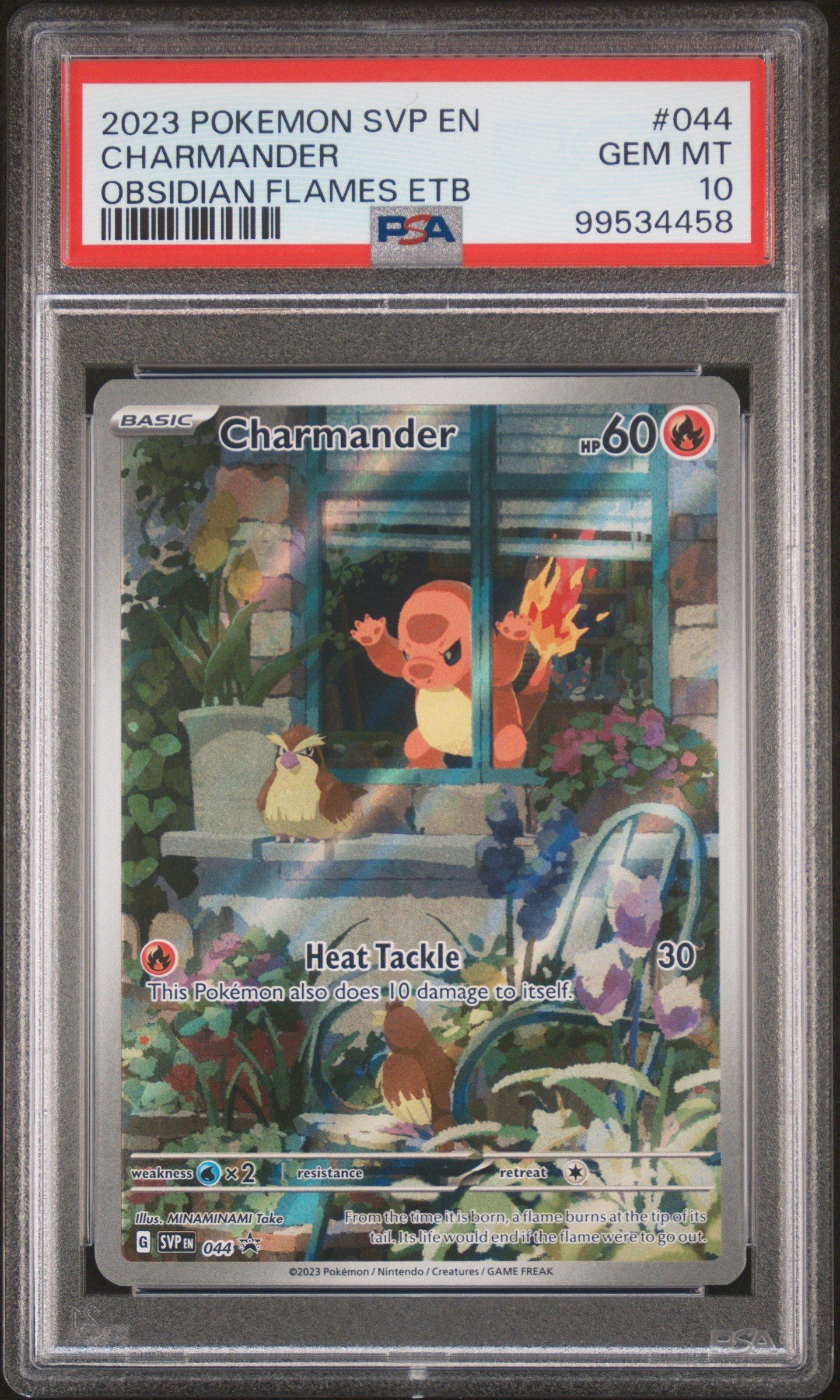 2023 Pokemon Svp En-sv Black Star Promo 044 Charmander Obsidian Flames ...