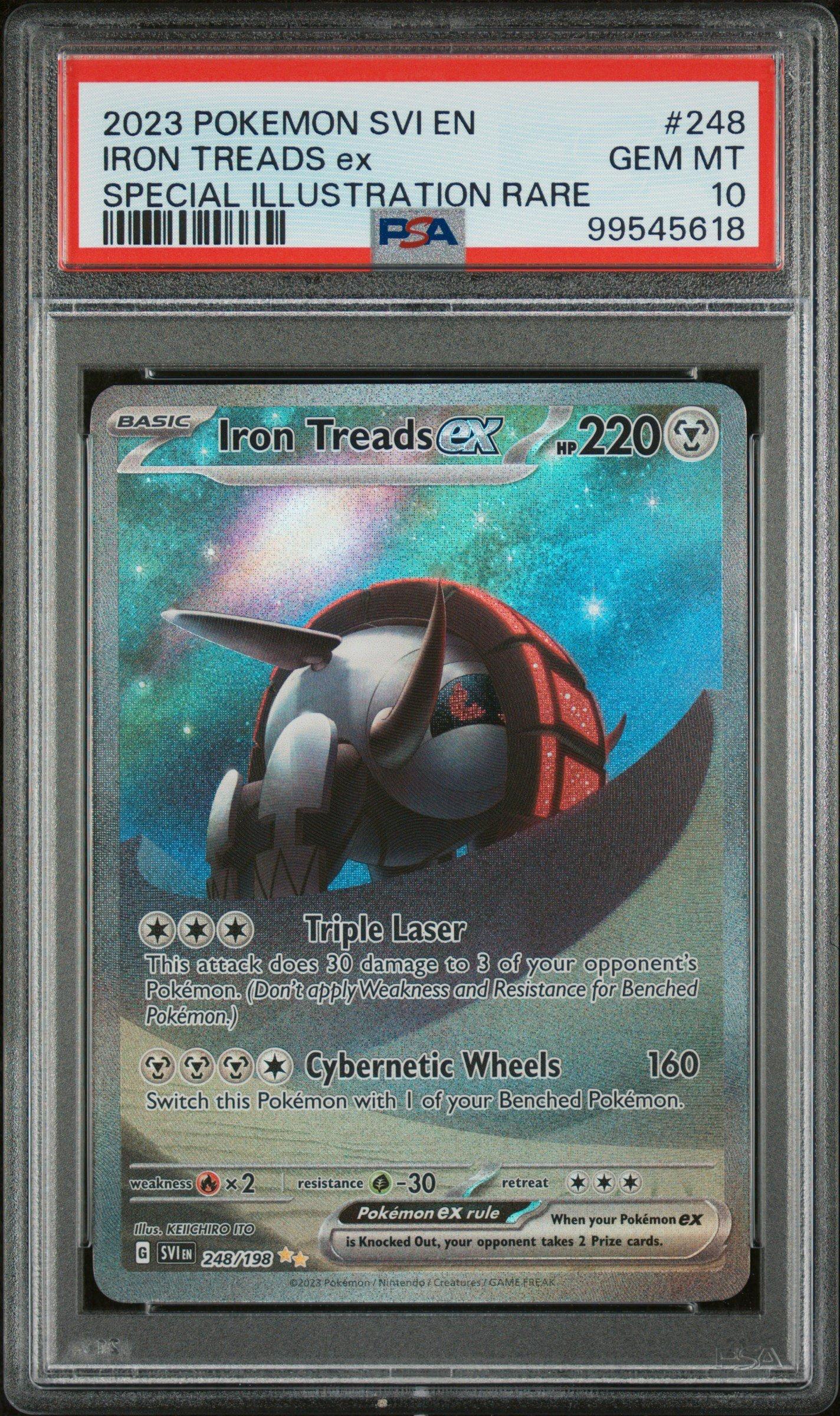 2023 Pokemon Svi En-scarlet & Violet 248 Iron Treads Ex Special ...