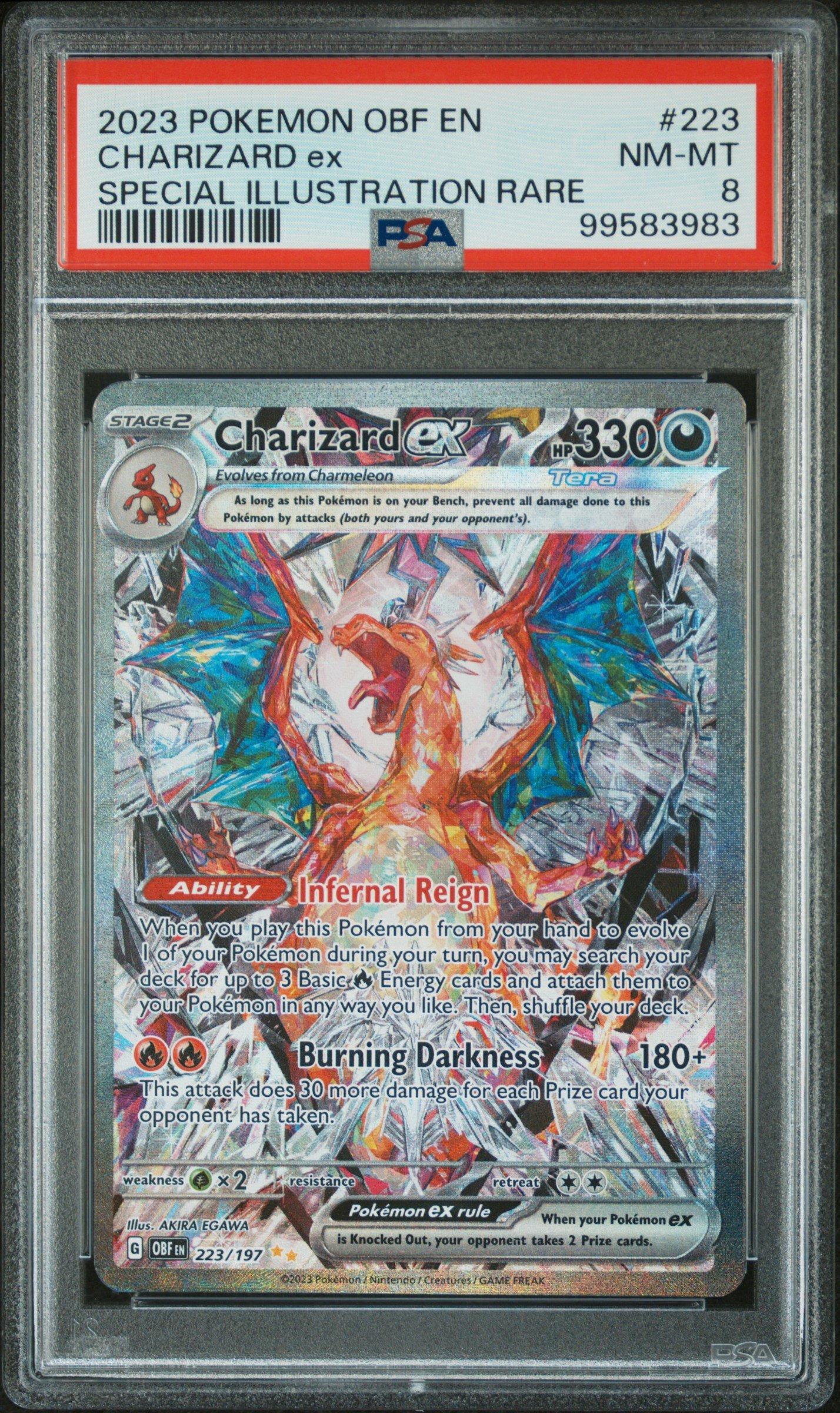2023 Pokemon Obf En-obsidian Flames 223 Charizard Ex Special ...