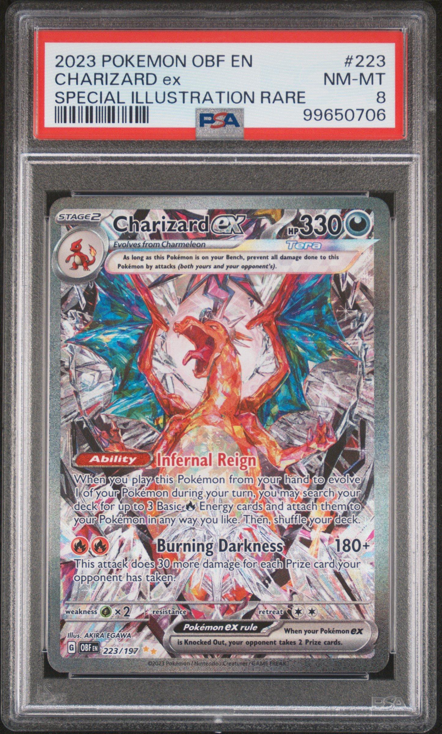 2023 Pokemon Obf En-obsidian Flames 223 Charizard Ex Special ...