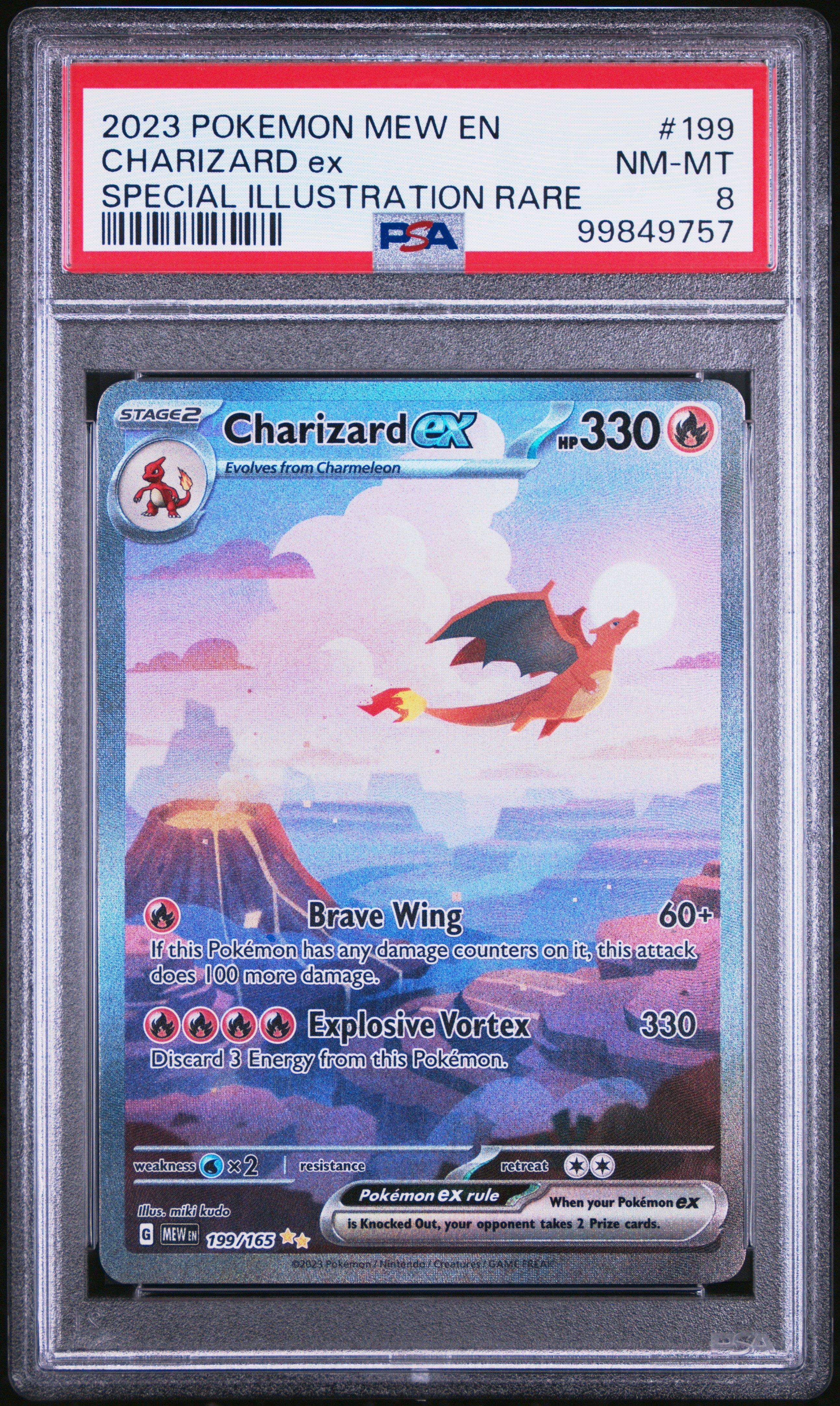 2023 Pokemon Mew En-151 199 Charizard Ex Special Illustration Rare PSA ...
