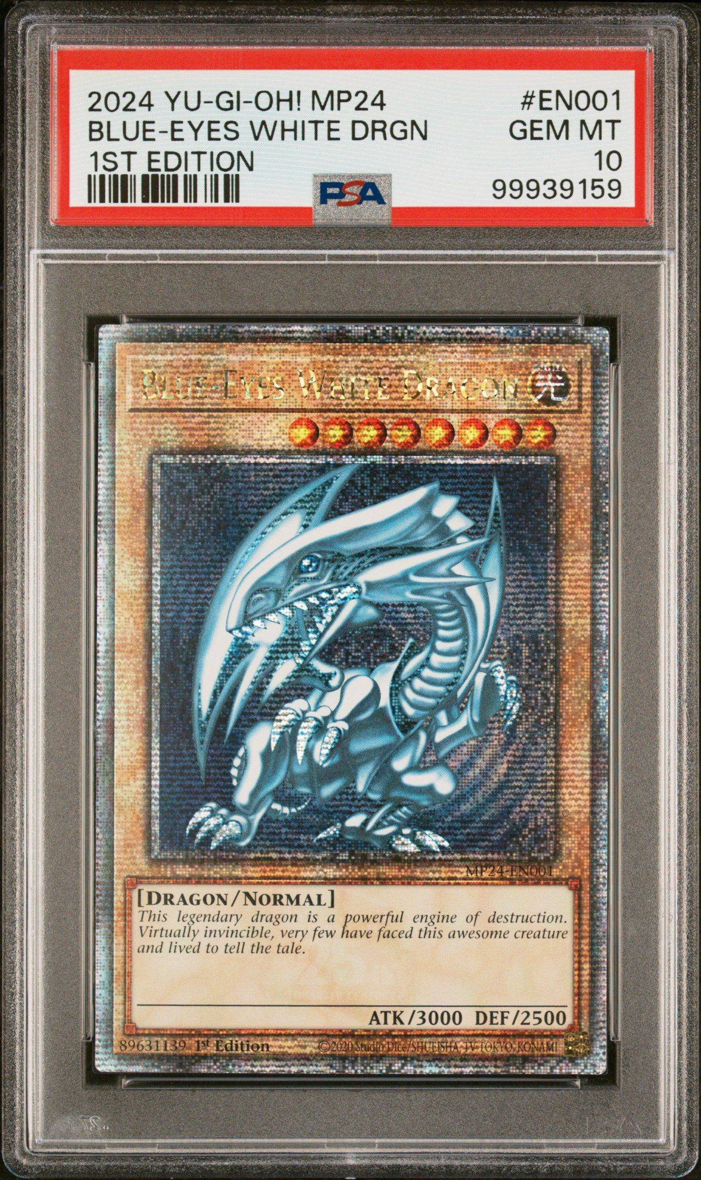 2024 Yu-gi-oh! Mp24-25th Anniversary Tin: Dueling Mirrors En001 Blue-eyes White Dragon 1st ...