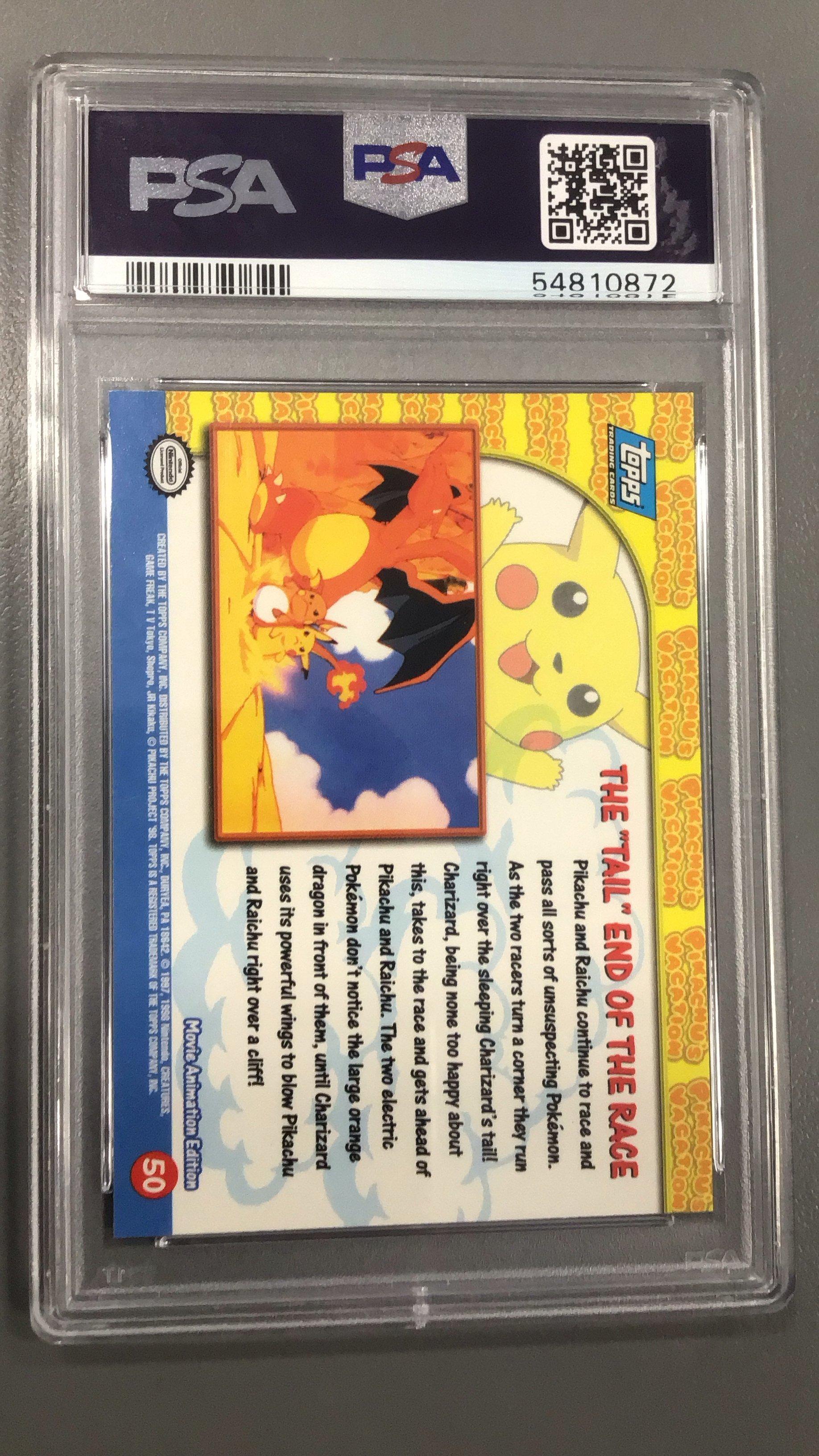 1999 Topps Pokemon The Movie Edt 50 Movie Edition The "tail" End Of The ...