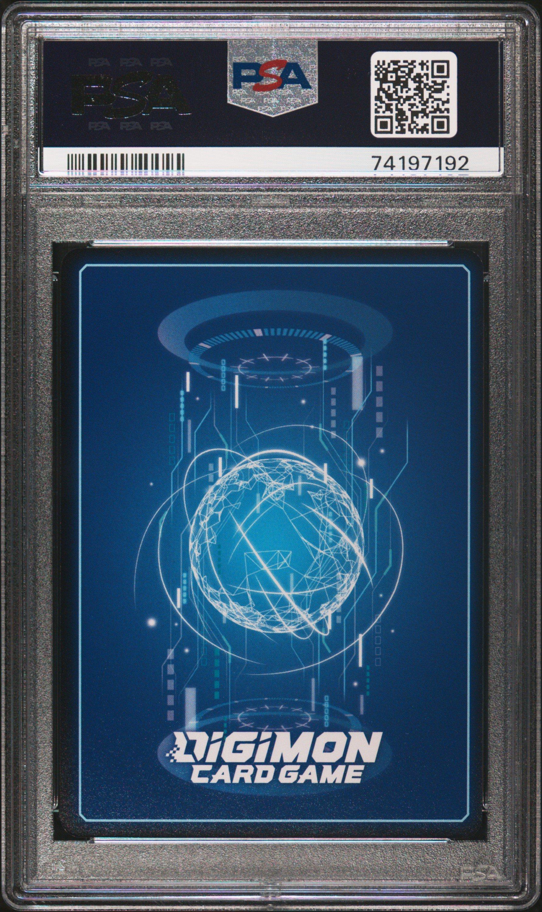 2022 Digimon Booster Next Adventure 086 Tommy Himi Box Topper PSA 9 ...