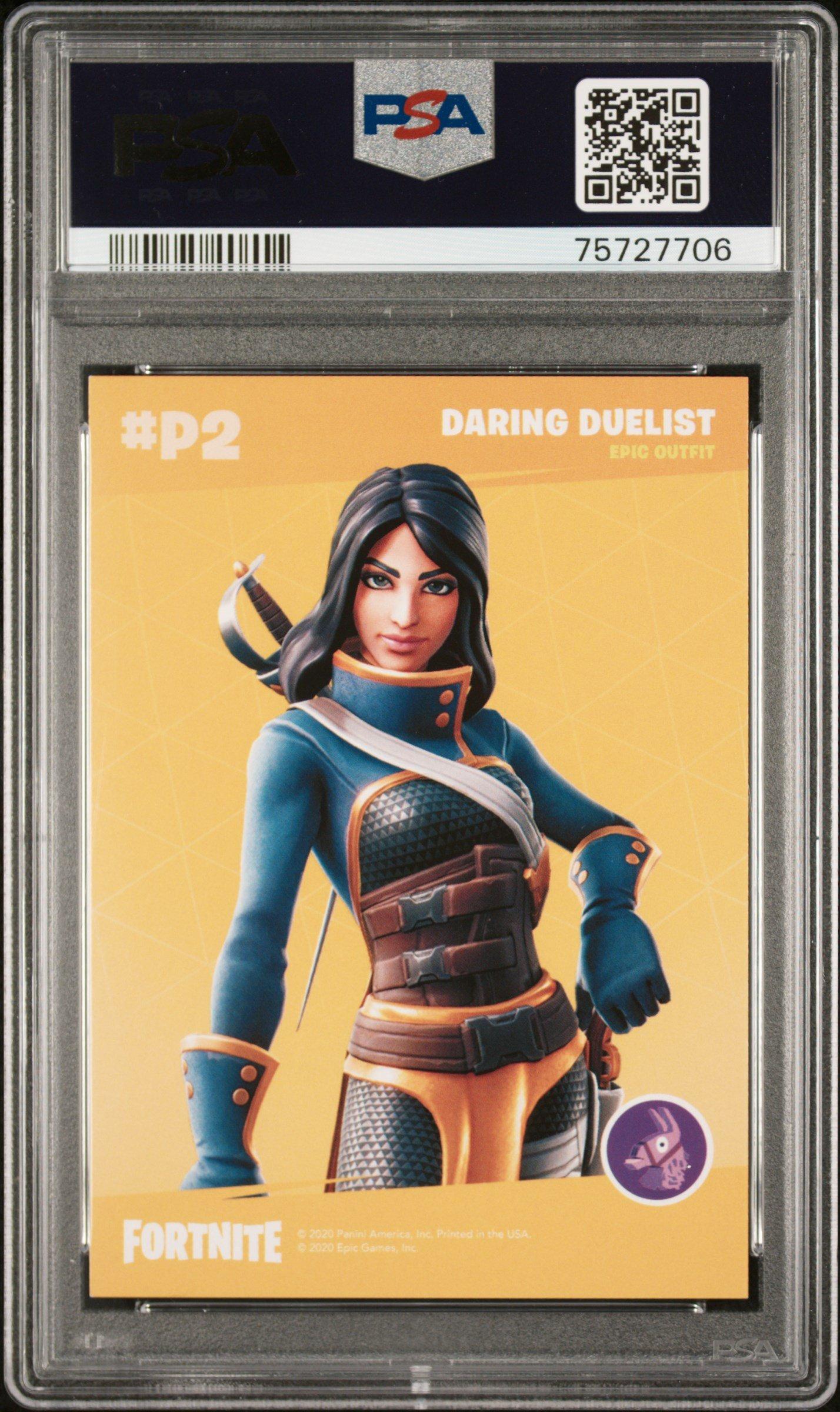 2020 Panini Fortnite Cracked Ice Promo P2 Daring Duelist PSA 10 | GameStop