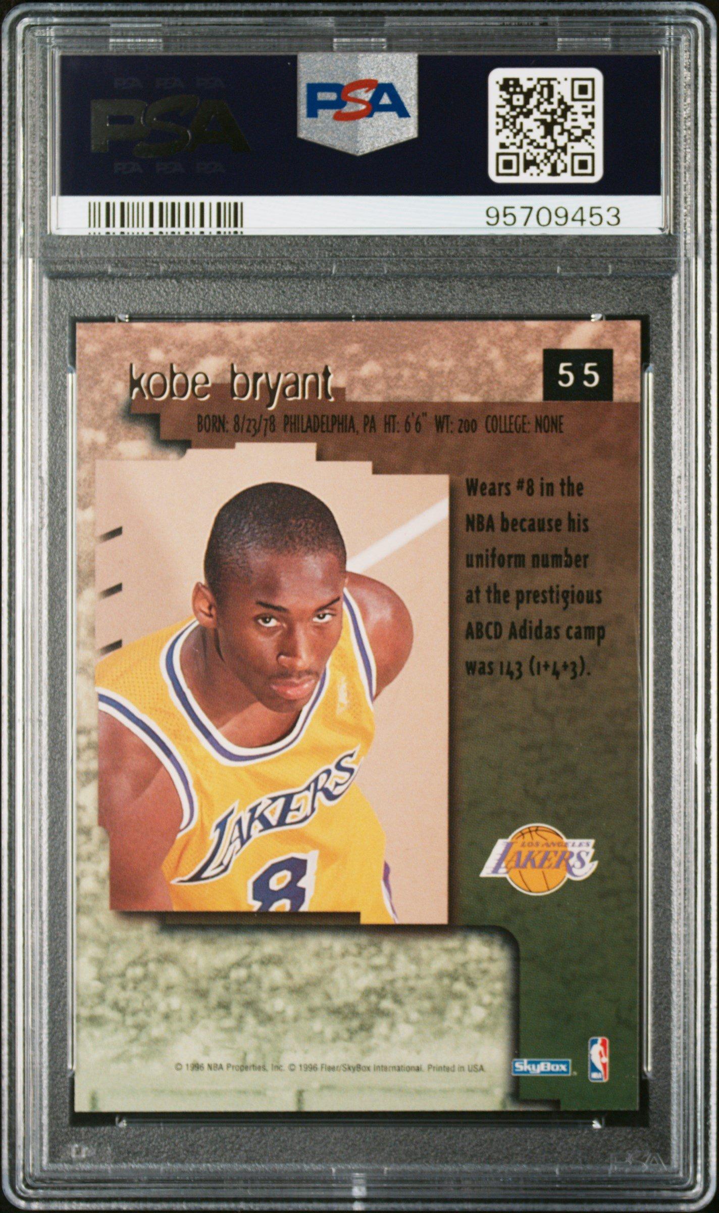 1996 Skybox Premium 55 Kobe Bryant PSA 10 | GameStop