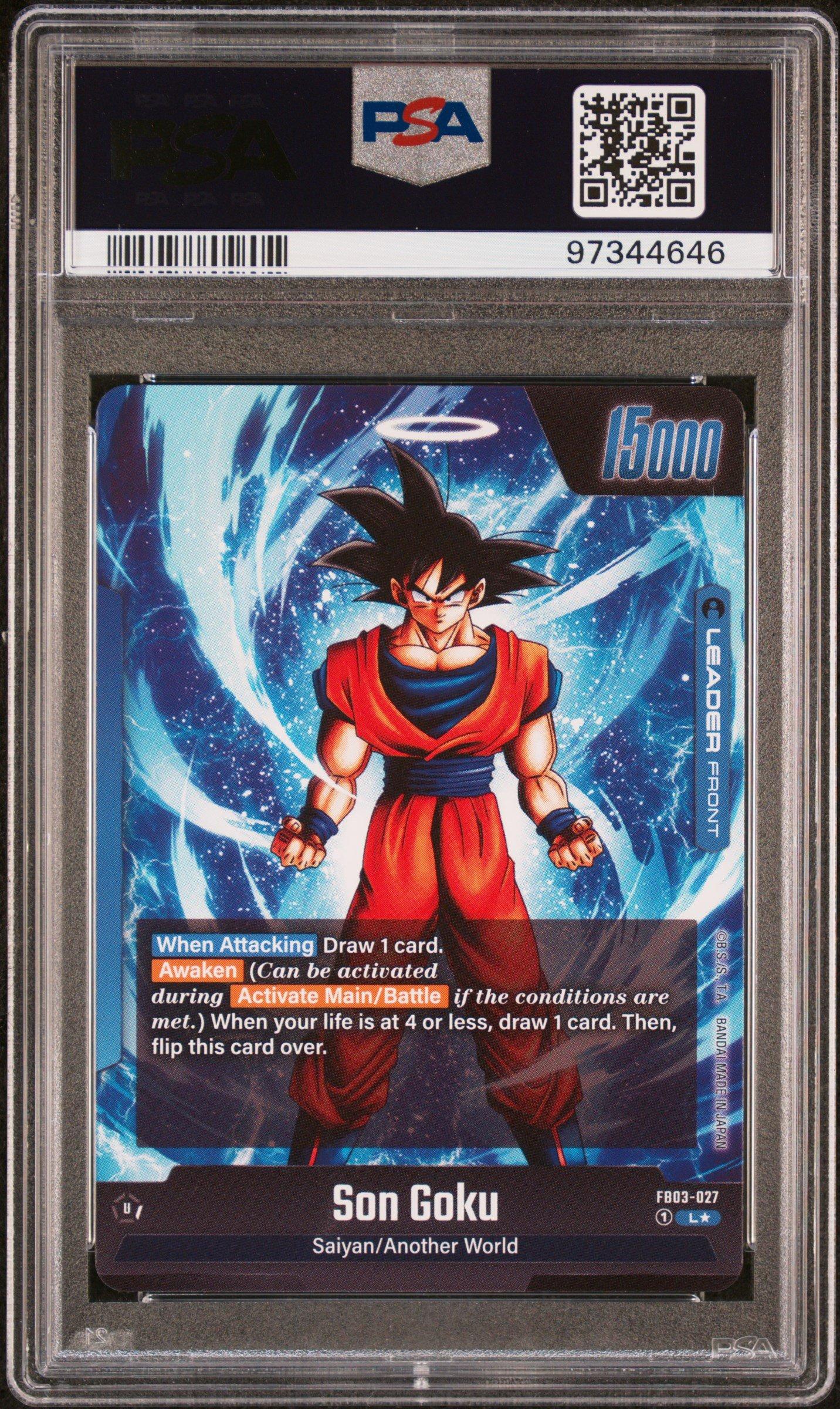 2024 Dragon Ball Super Card Game Fusion World Raging Roar Fb03-027 Son Goku Alternate Art PSA 10 ...
